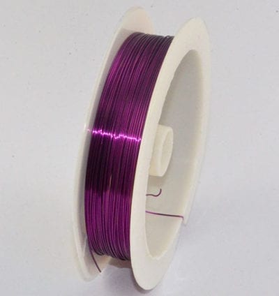 10 Meters Indigo Copper Wire Spool - (0.4mm) - Australia Online Beads