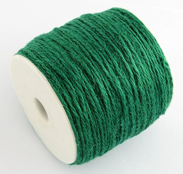 3 Meters Dark Green Natural Hemp String Cord - (2mm) - Australia Online ...