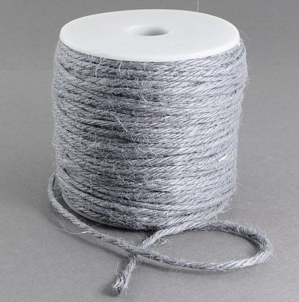 3 Meters Grey Natural Hemp String Cord - (2mm) - Australia Online Beads