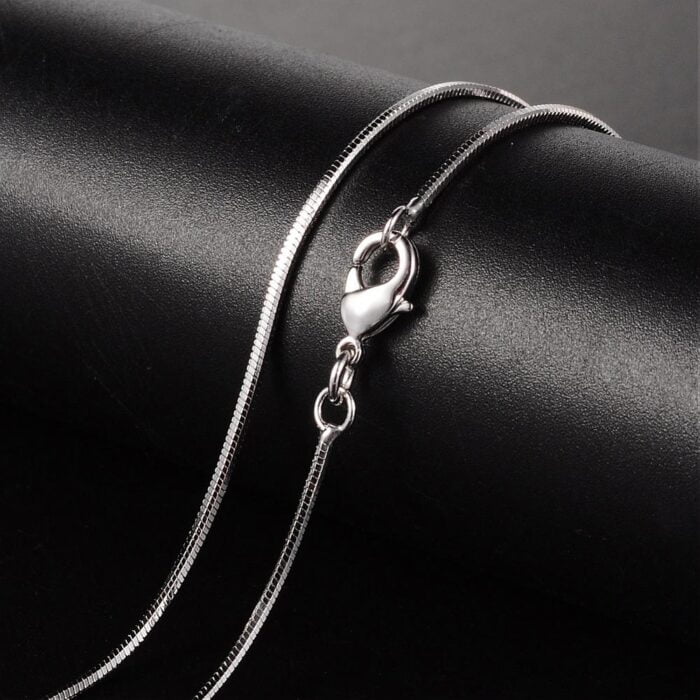 1 Top Quality Complete Silver Flat Snake Chain (43cm)