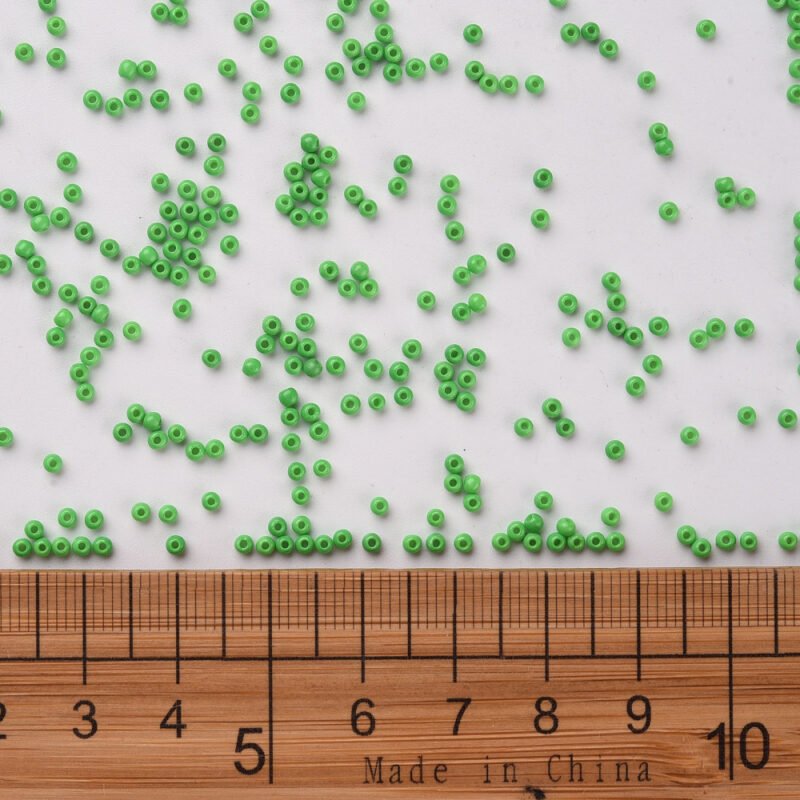 Stunning 11'0 Matte Light Green Seed Beads - (10 grams)
