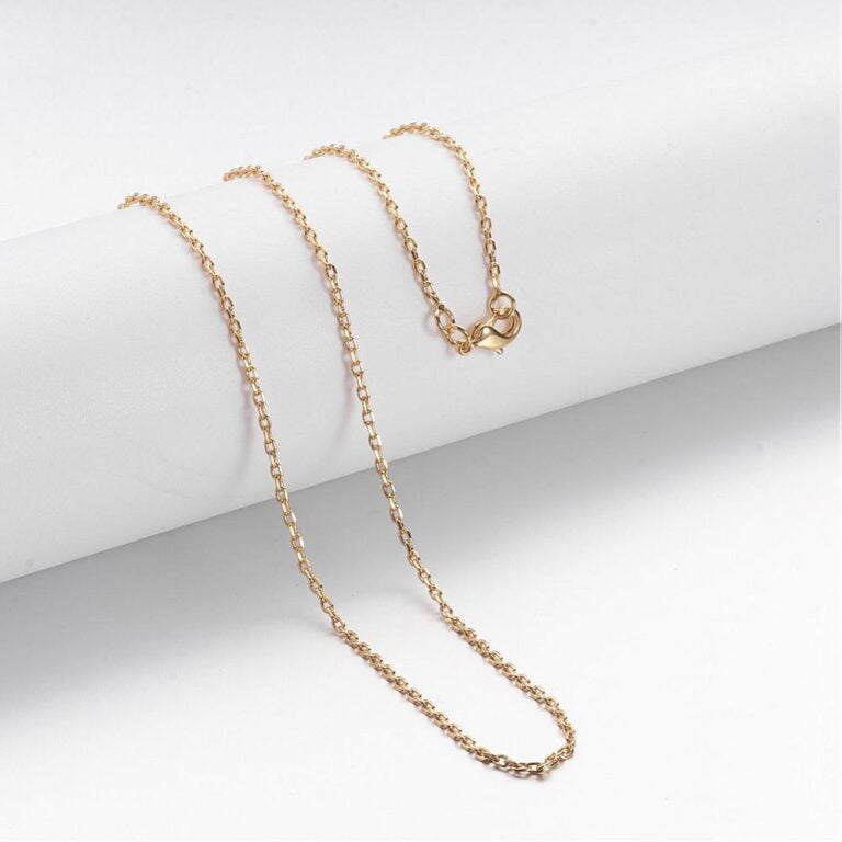 1 Top Quality Complete Gold Plated Cable Chain (60cm)