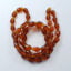 Super Beautiful Crafted Faceted Brown Tear Drop Glass Beads