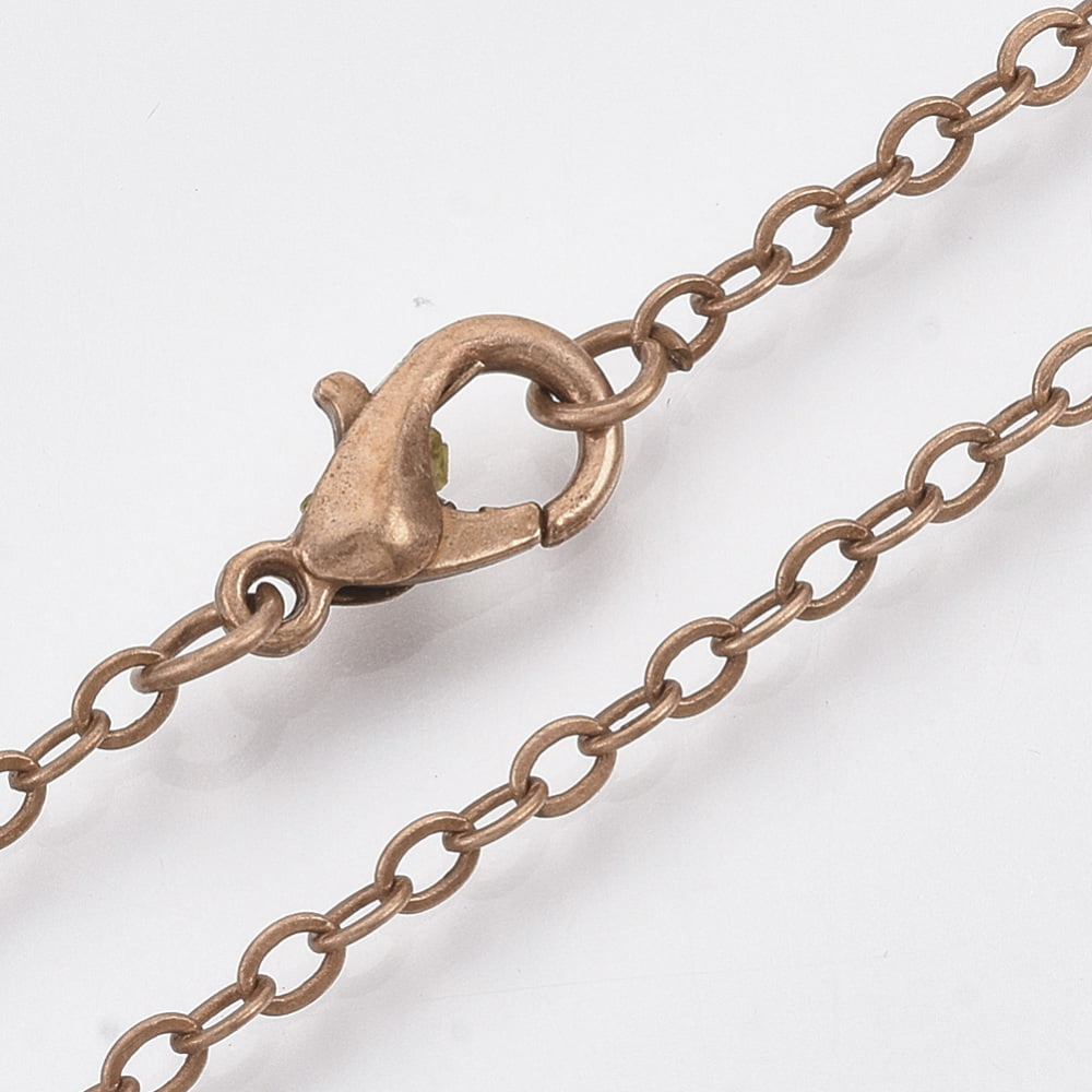 Gorgeous copper complete chains - ready for use