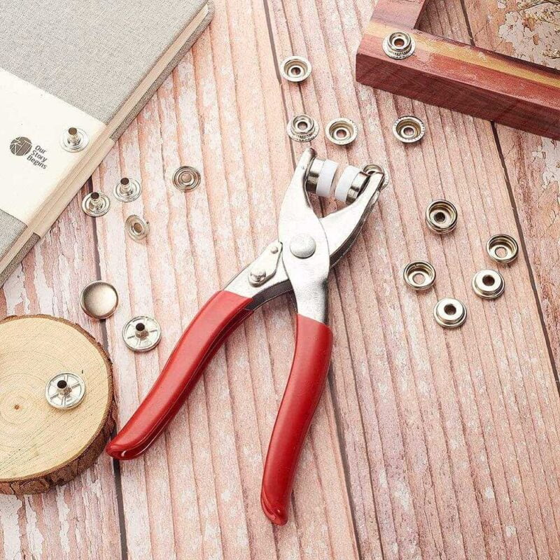 1 Stylish Press Button Snap Fastener Pliers - Easy to Use