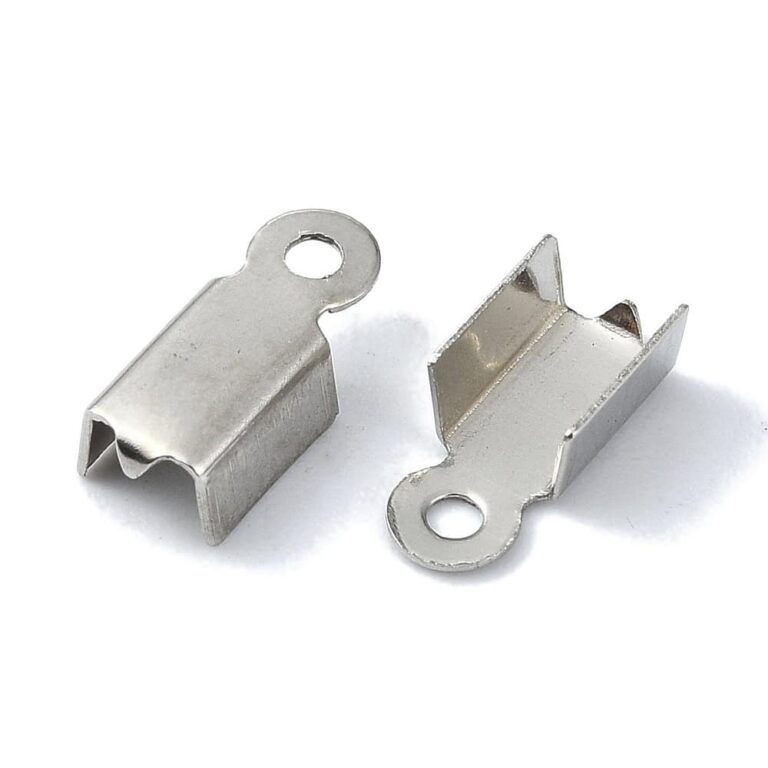 Essential Silver Plated Crimped End Connector for Perfect Jewellery ...