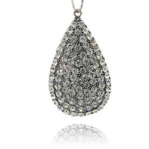 A Magnificent Rhinestone Drop Pendant For Necklaces
