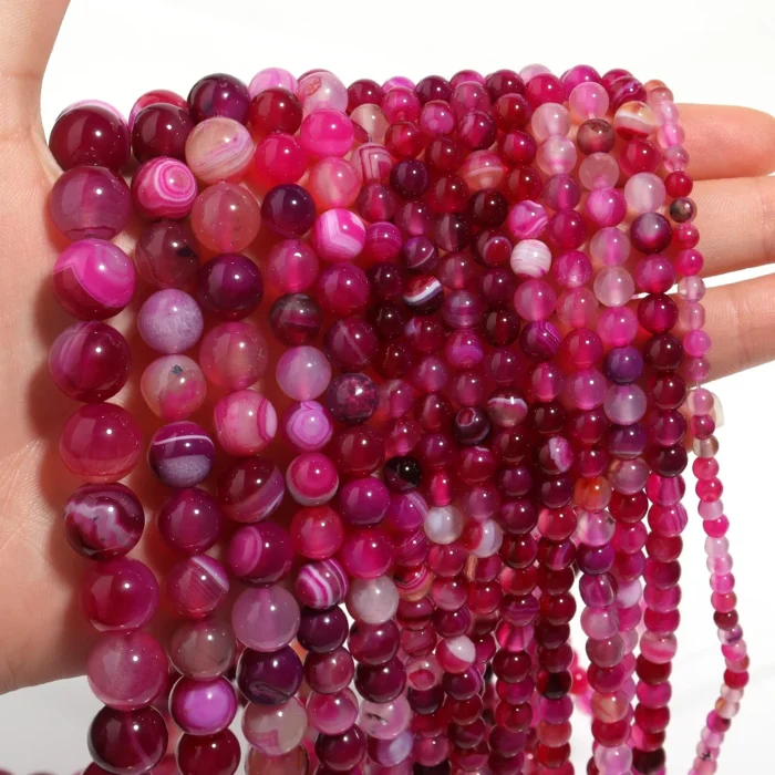 Pink Natural Agate Gemstones